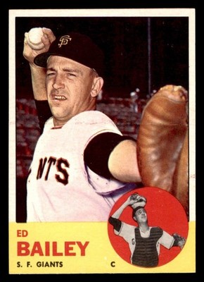 1963 Topps Baseball #368 Ed Bailey NM *g1 | eBay