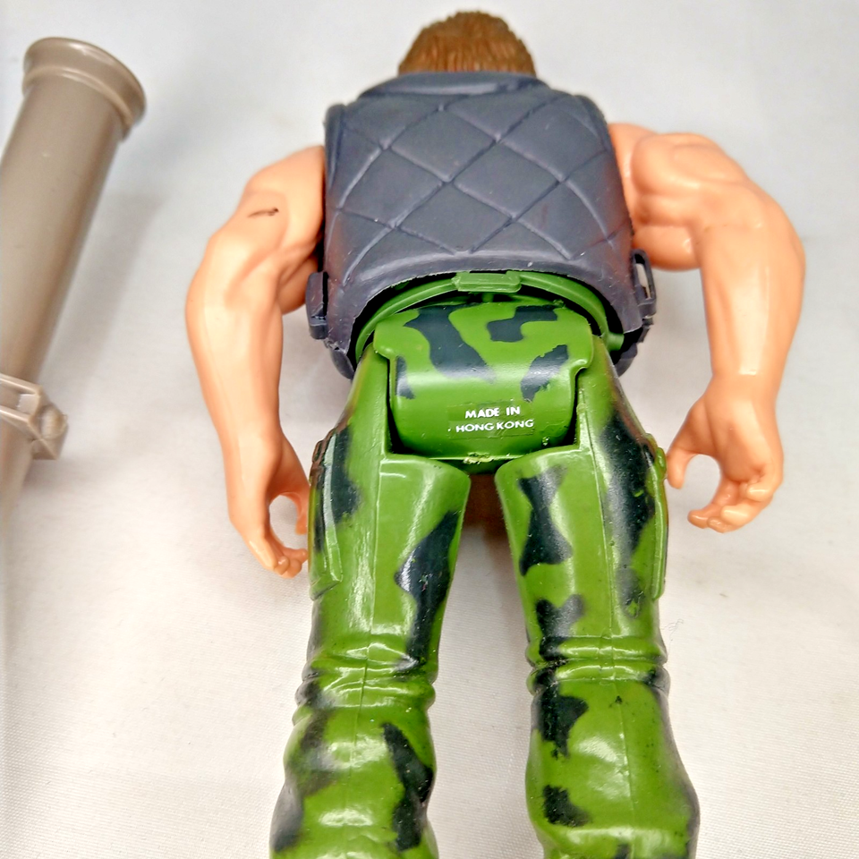 M Force ZACK Figure 1985 Military Muscle + Dog Tags Bazooka Vest | eBay