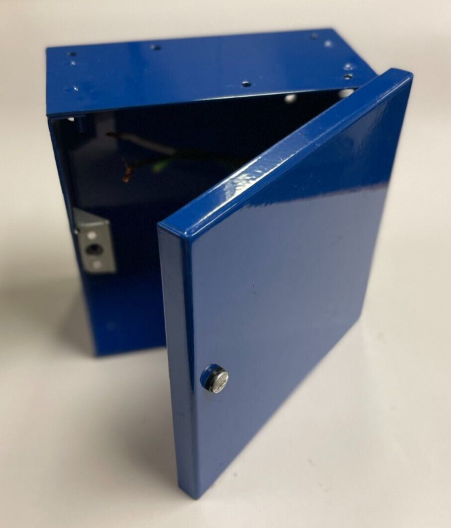 Aluminum Electrical Enclosure With Door, Custom, Used, AC Sockets, 2 ...