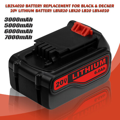 20V For Black and Decker 20 Volt Lithium Battery LBXR20 LST220 LBX20 ...