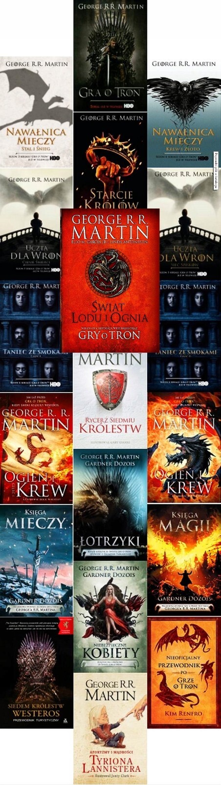 George R.R. Martin - Gra o Tron. Tom 1-19 (polish books) | eBay