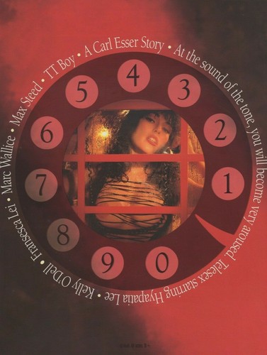 HYAPATIA LEE Rare Original Vtg TELESEX 2-sided 8.5x11 Promo photo ad ...