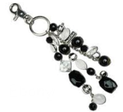 Miche Purse Charm Ebony Silver Black NIP Key Chain Charmer | eBay