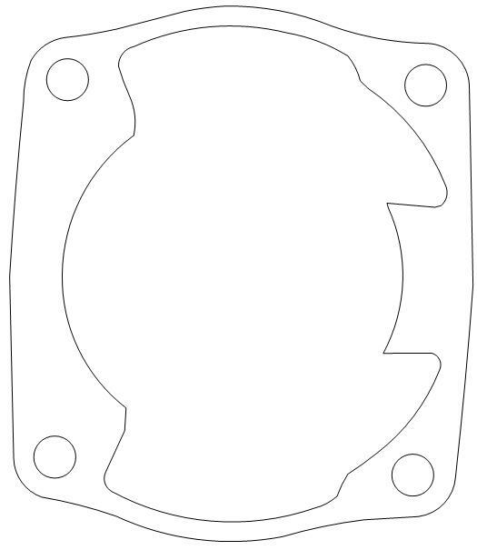 Honda CR500R 12191-KA5-690 Cylinder Base Gasket | eBay