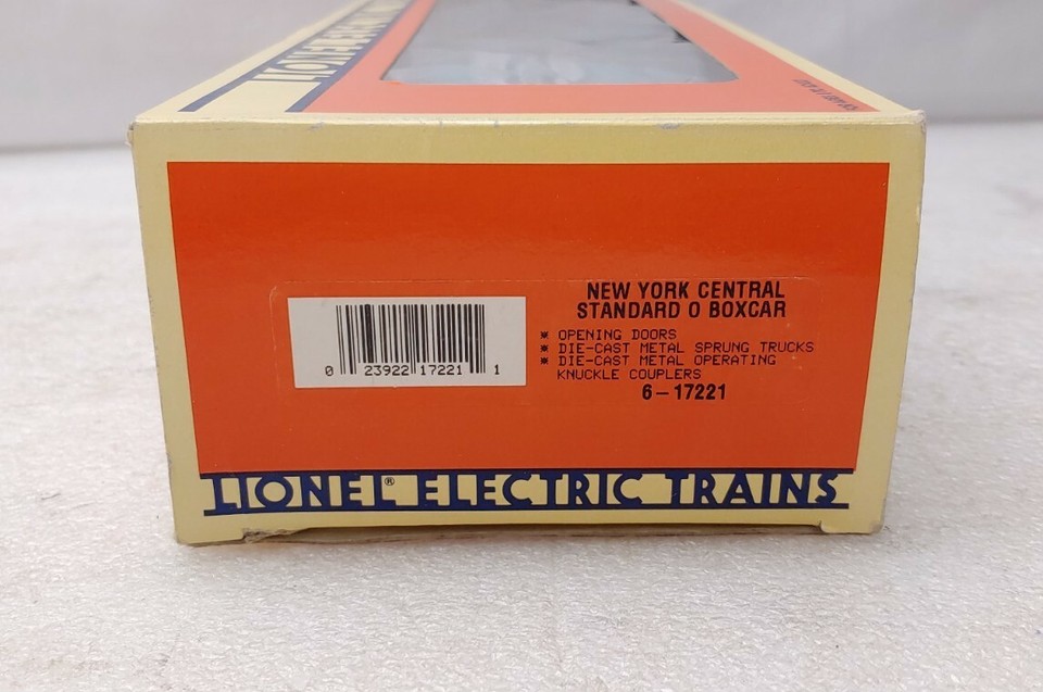 Lionel Trains 6-17221 Standard O New York Central Boxcar C-8 LN | eBay