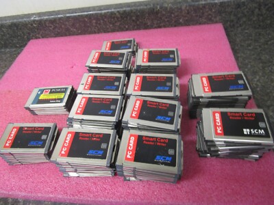 Qty (123) PC Card Smart Card Reader / Writer PCMCIA Cards - SCR243 ...