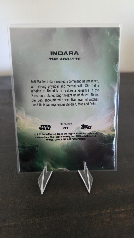 2025 Topps Chrome Star Wars Indara Refractor 61 | eBay