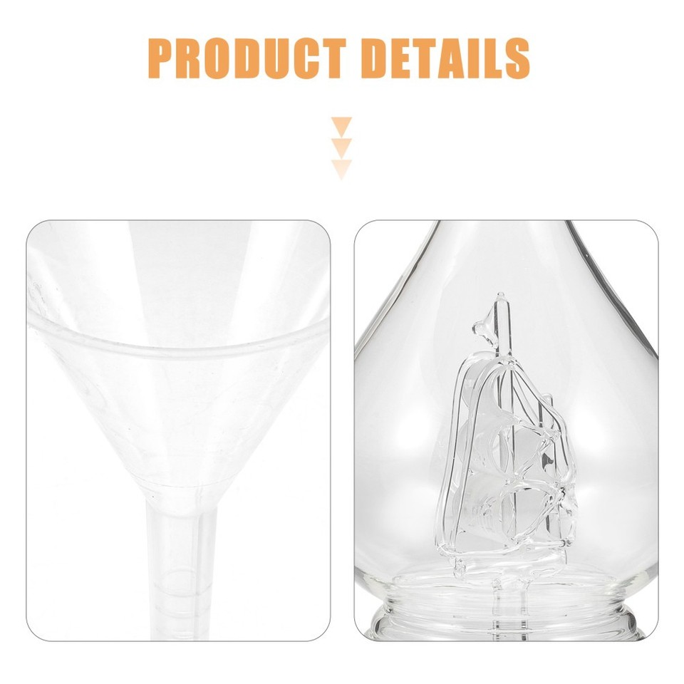 Glass Decanter Transparent Wine Glass Liquor Packaging Glass Clear ...