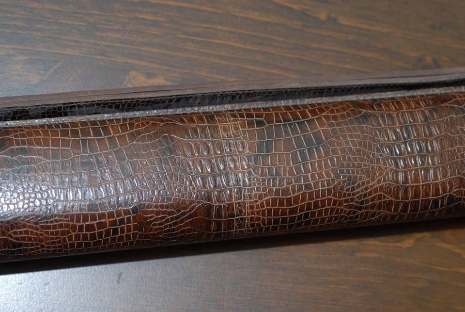 It's George Pool Cue Case, Brown Leather, One Butt/2 Shaft | eBay