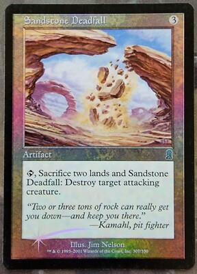 MTG - Sandstone Deadfall 307 Odyssey Foil | eBay Australia