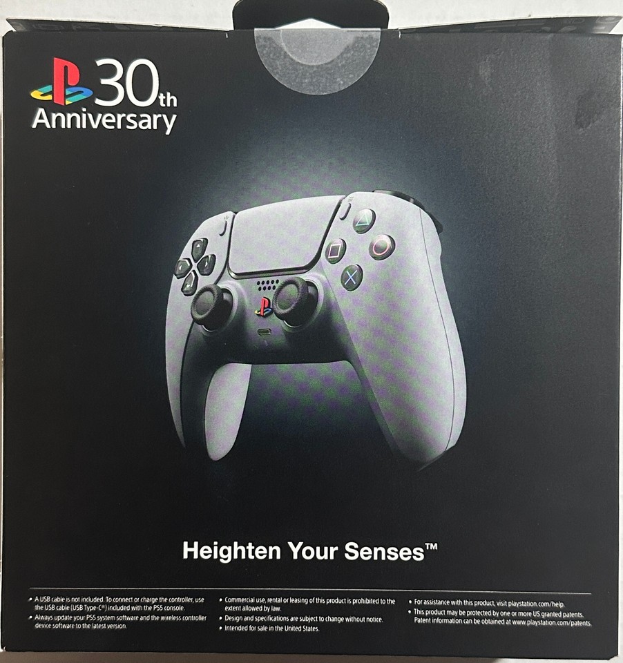 Sony Playstation 5 Dualsense 30th Anniversary Controller PS5 New Ships ...