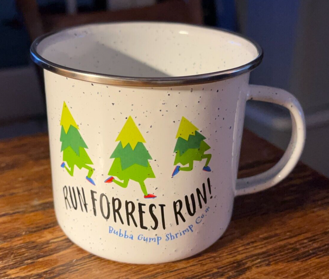 RUN FORREST RUN! Bubba Gump Fish Co. Coffee Mug, 3 1/2" Tall | eBay