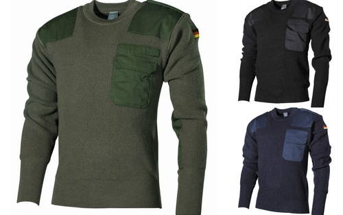 MFH Pull Homme Militaire Armée Allemande BW | eBay
