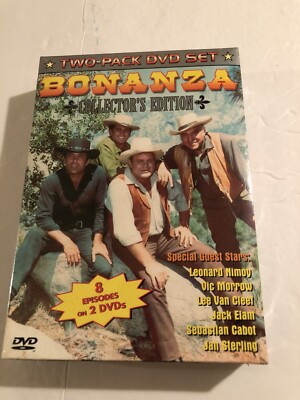 BONANZA COLLECTOR'S EDT DVD TWO PACK 8 EPISODES NEW SEALED | eBay