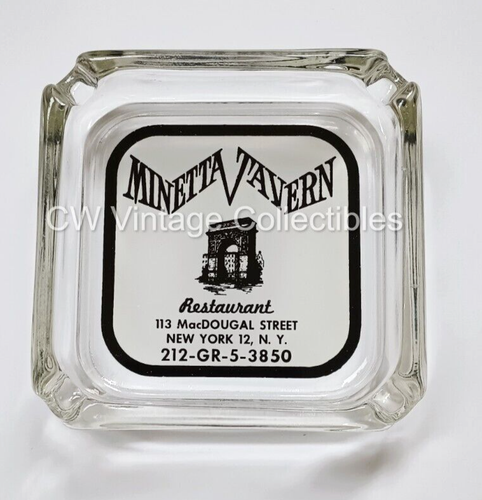 ca 1950's-60s Minetta Tavern Ashtray MacDougal Greenwich Village New ...