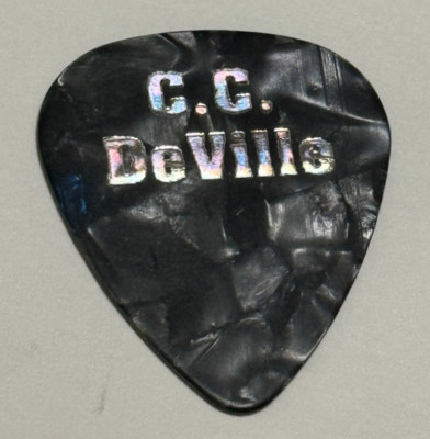 POISON CC DEVILLE GUITAR PICK THE BROOKLYN COWBOY CONCERT TOUR STAGE ...