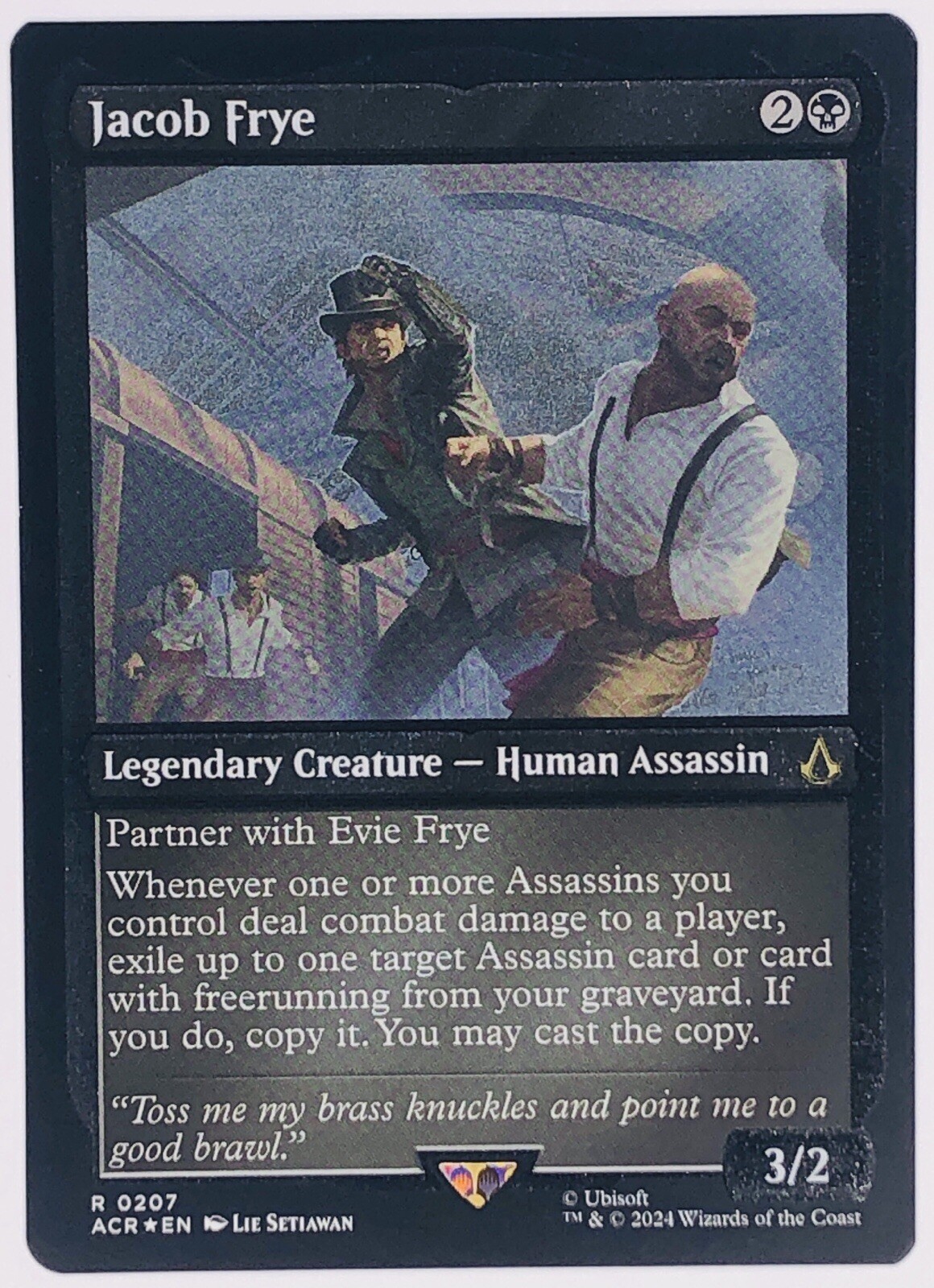 MTG Universes Beyond: Assassin's Creed JACOB FRYE #0207 R Etched Foil ...