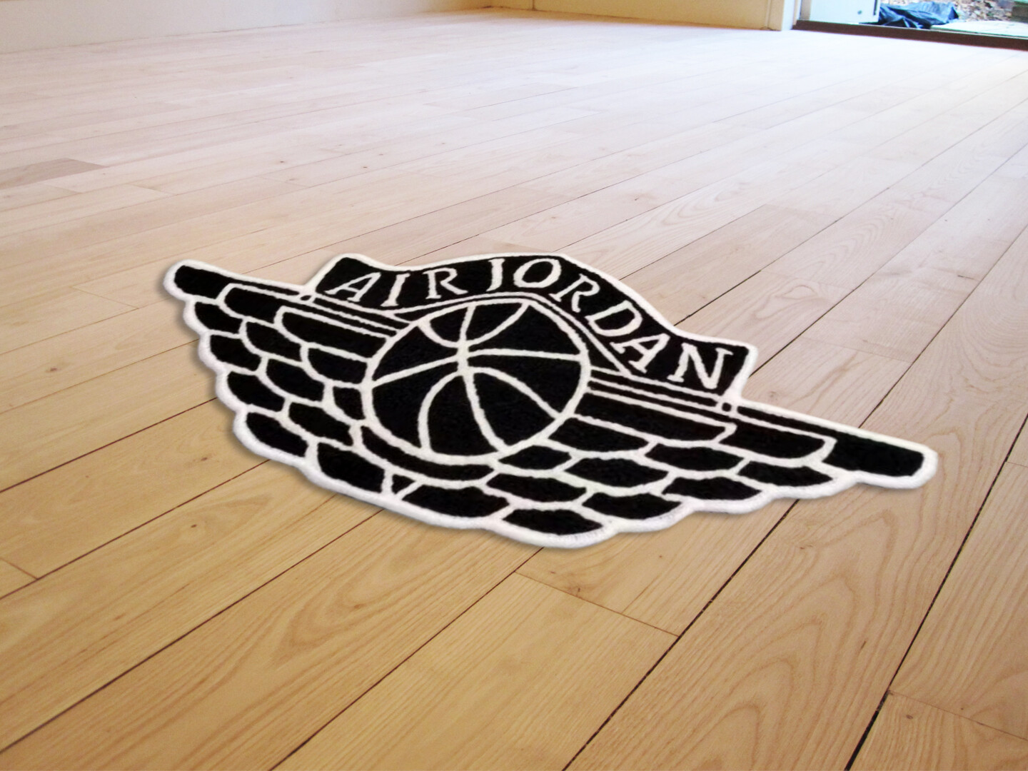 New Air Jordan 1 AJ1 Wings Logo Living Room Rugs Area Floor Mat Wool ...