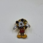 Disney Small Mickey Mouse Pin Retro Hands Up | eBay