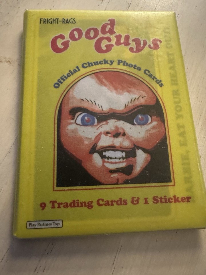 Fright Rags GOOD GUYS “Chucky” One Factory Sealed Wax Pack Child’s Play ...