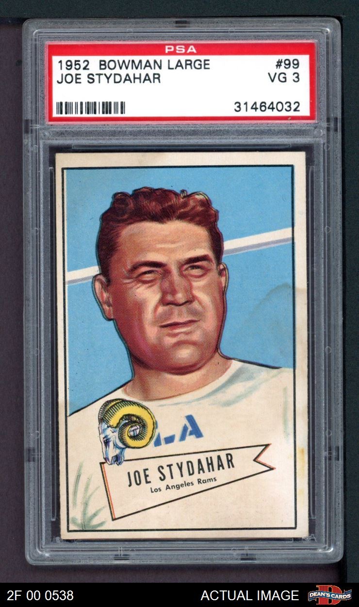 1952 Bowman - Joe Stydahar #99 Large (RC) for sale online | eBay
