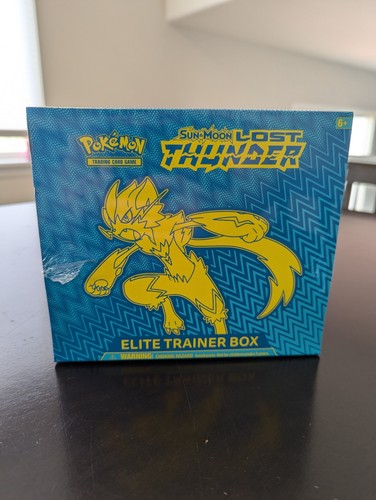 Pokemon Sun & Moon Lost Thunder ETB Factory Sealed - Slightly Torn. No Reserve! | eBay