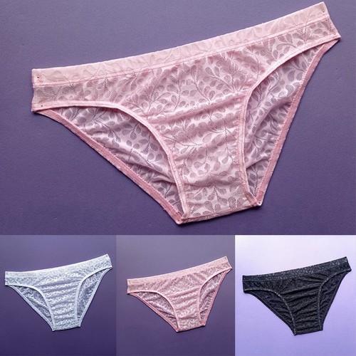 Thong G-String Sheer Pouch Soft Solid Color Bikini Breathable ...