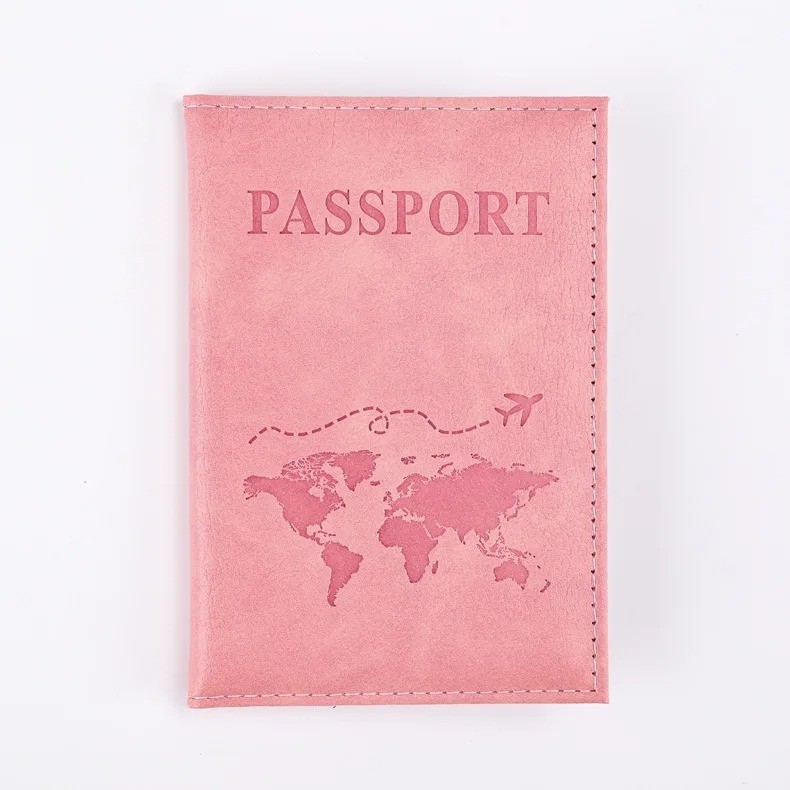 Colorful PU Passport Holder Travel Cover Wallet ID Credit Card Case ...