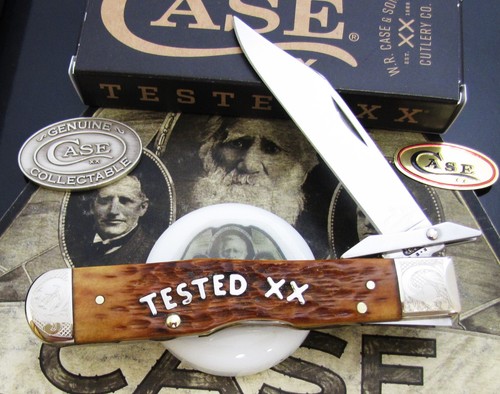 Case XX Mint Set Cheetah Knife 2003 Tested XX Inlay Serial #100 Mint ...