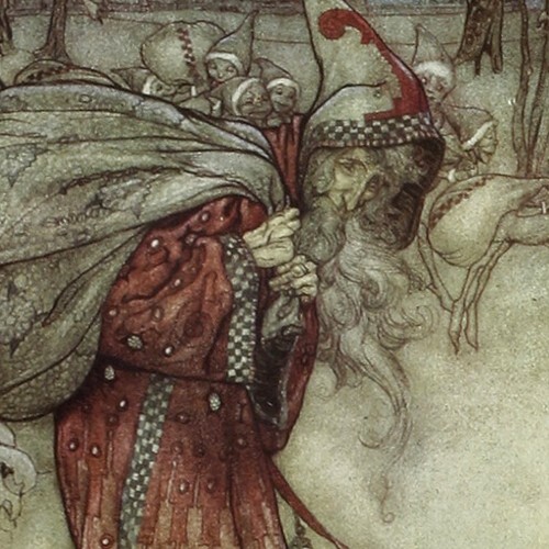 Arthur Rackham - 'Santa Claus': Poster (11.7" x 16.5") | eBay