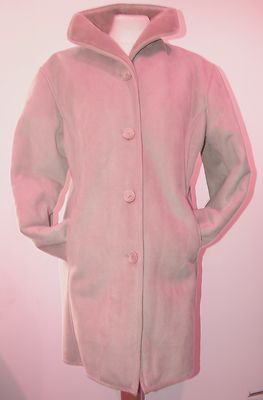 NWOT 'JACK MURPHY OUTDOOR' FAUX SHEARLING/SHEEPSKIN LONG JACKET BUST 42 ...