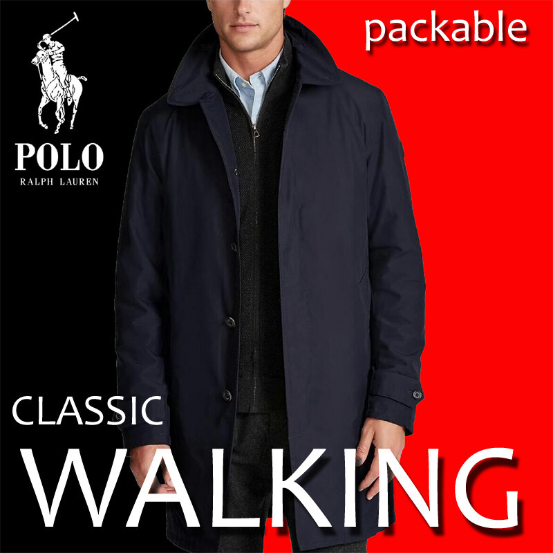 LIMITED MEN'S POLO RALPH LAUREN PACKABLE WALKING COAT TRENCH COMMUTER ...
