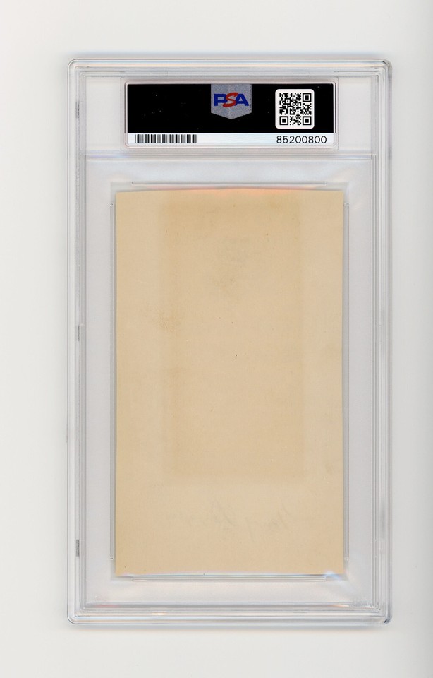 Tony Lazzeri Signed PSA/DNA COA Index Card w/ Cut Photo Auto ...