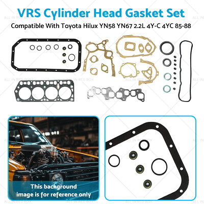 VRS Cylinder Head Gasket Suitable For Toyota Hilux YN58 YN67 2.2L 4Y-C ...