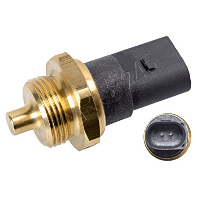 Grey Radiator Fan Temperature Switch FEBI Fits AUDI SEAT SKODA 08-21 ...