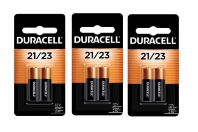 3 ~ Duracell Alkaline 21/23 12 V 50 Ah Security and Electronic Battery ...