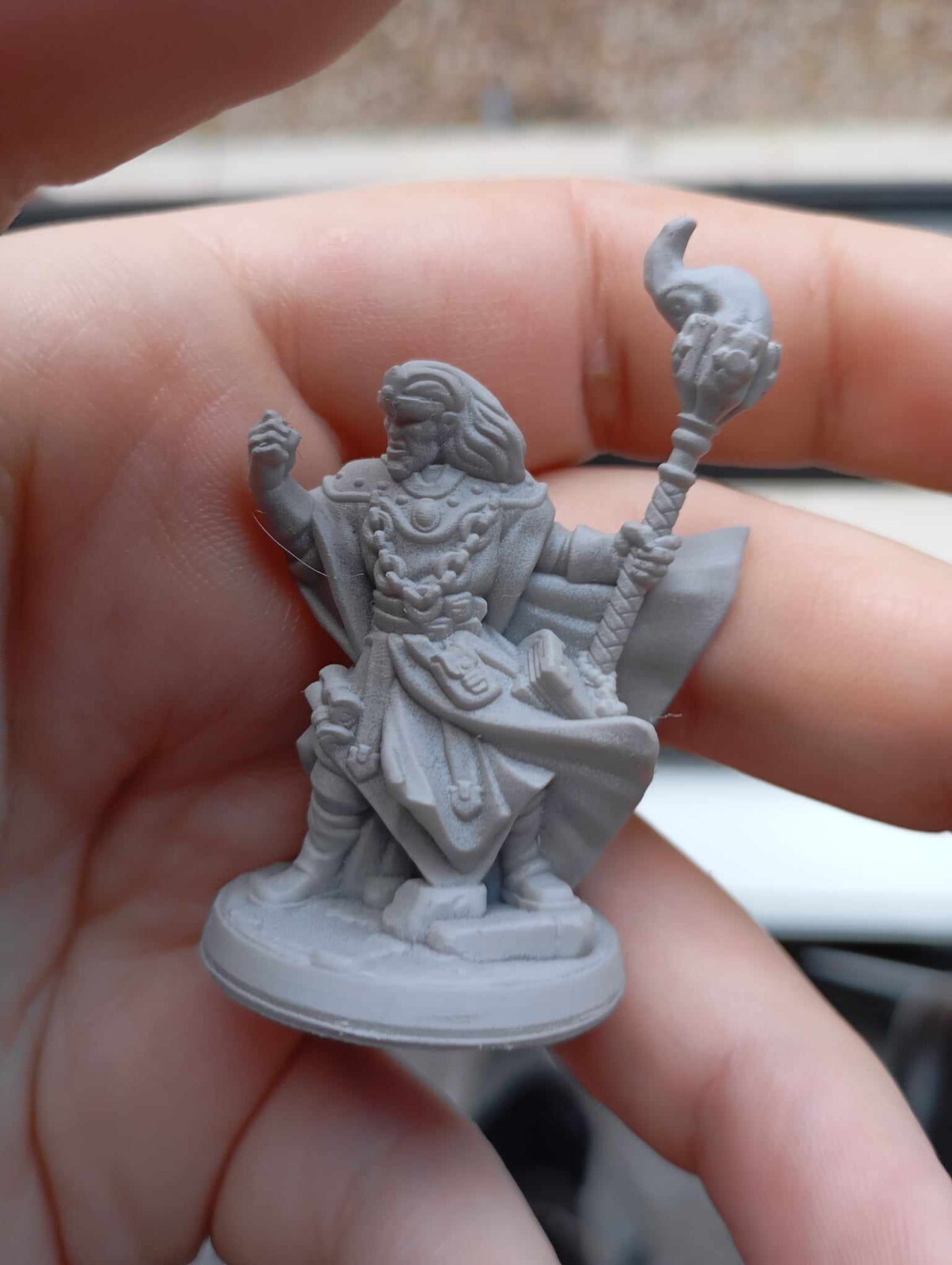 32mm miniatures, DND/Pathfinder, Warrior priest 01, tabletop/wargaming ...
