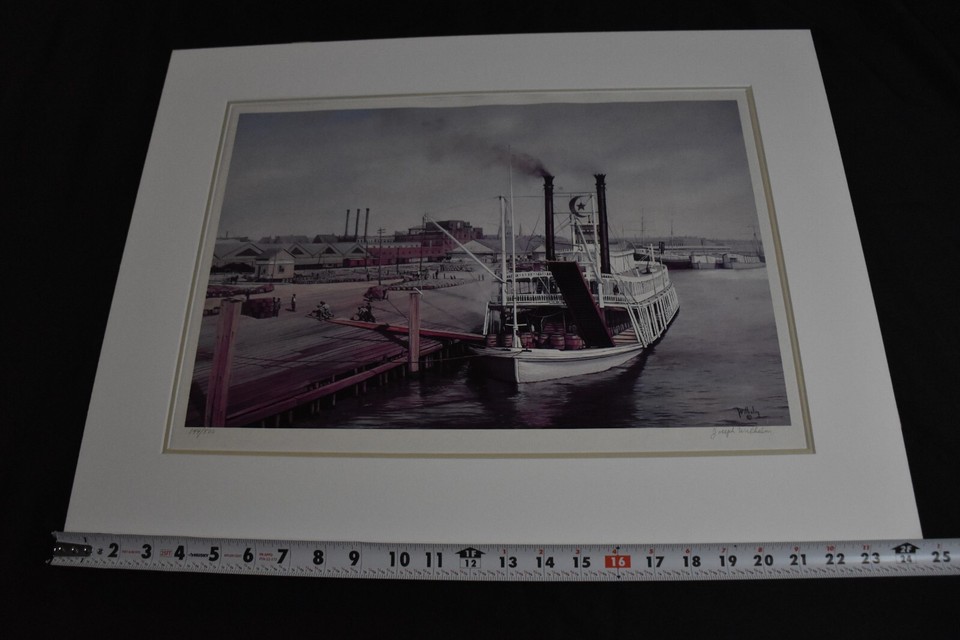 Vtg. Joseph Joe Wilhelm Signed and Number Art Print 19" x 24.5" | eBay