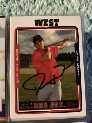 Jeremy West Autographed 2005 Topps Baseball Card | eBay