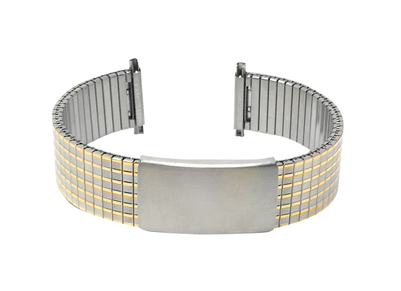 Bandini Steel Stretch Watch Band Expansion Strap Adjustable Silver ...