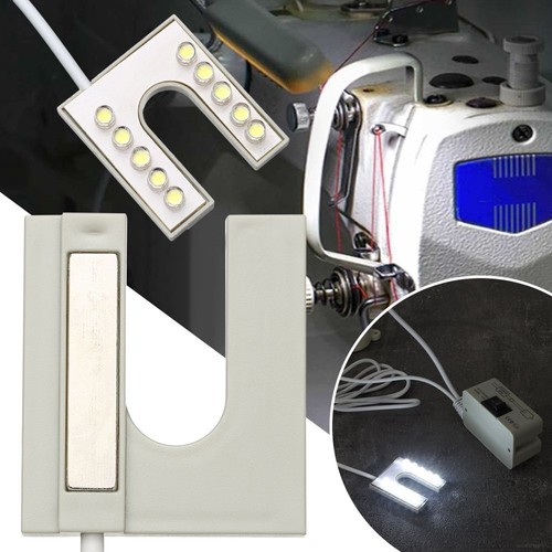 Powerful LED Portable Lighting Gooseneck Lamp U Shape Sewing Machine ...