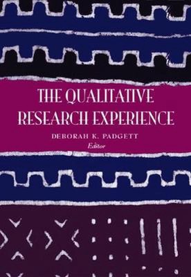 The Qualitative Research Experience by Deborah Padgett (English ...