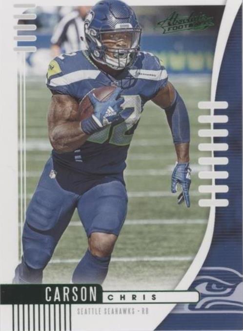2019 Panini Absolute - Chris Carson #92 Green for sale online | eBay