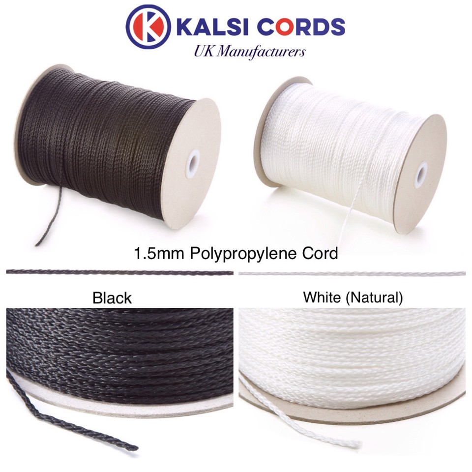 POLYPROPYLENE ROPE BRAIDED POLY CORD STRONG STRING BOATING CAMPING ...