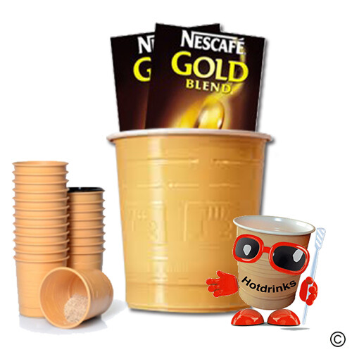 1 Sleeve (20/25 Cups) of 73mm In Cup Drinks for Vending or Hot Water ...