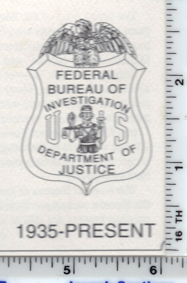 FBI Badge Cut-Out Belt Clip/Neck Hanger Combo Unit - (Badge Not ...