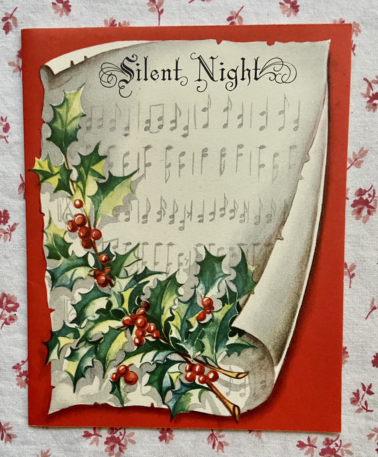 Vintage Silent Night Sheet Music