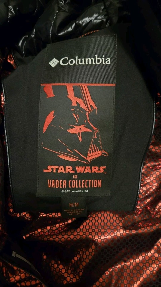 Columbia Star Wars Collection Vader Parka Size M Medium - Brand new | eBay