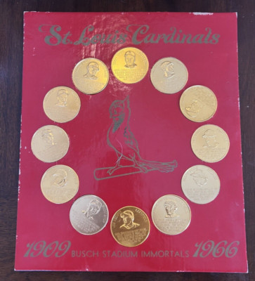1909-1966 ST. LOUIS CARDINALS BUSCH STADIUM IMMORTALS COIN SET | eBay