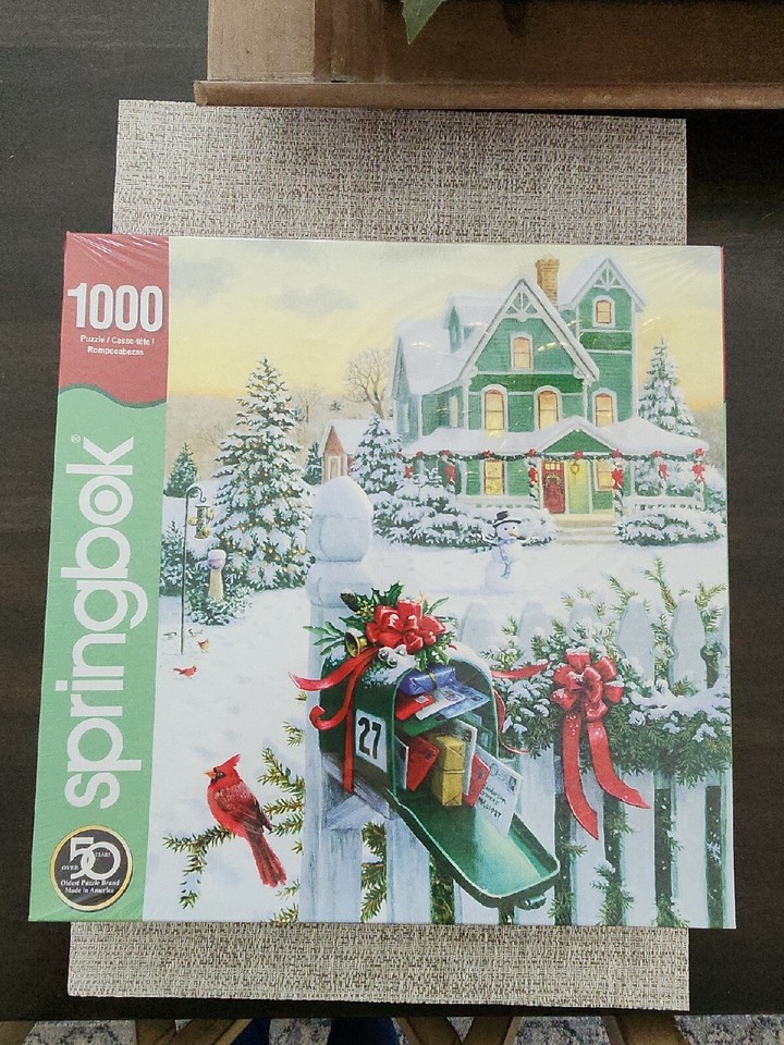 Springbok 1000 Piece Jigsaw Puzzle Holiday Mail - Made in USA | eBay